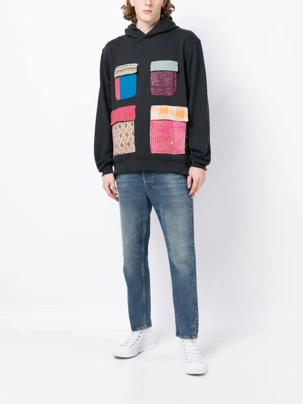 Alchemist Patchwork Cotton Hoodie