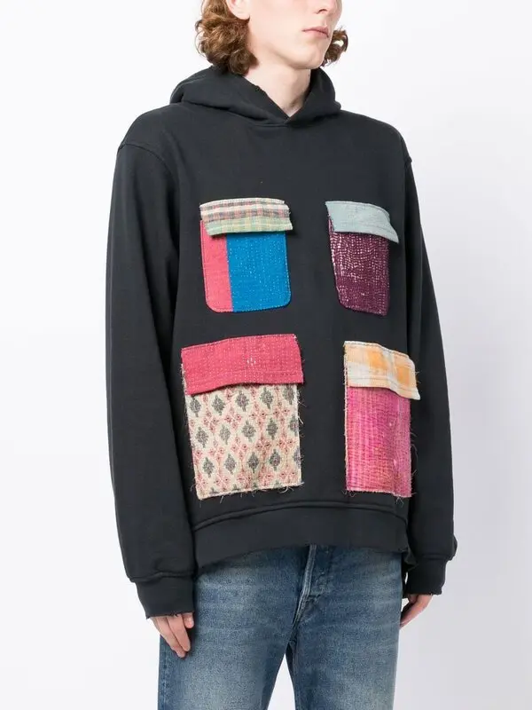 Alchemist Patchwork Cotton Hoodie