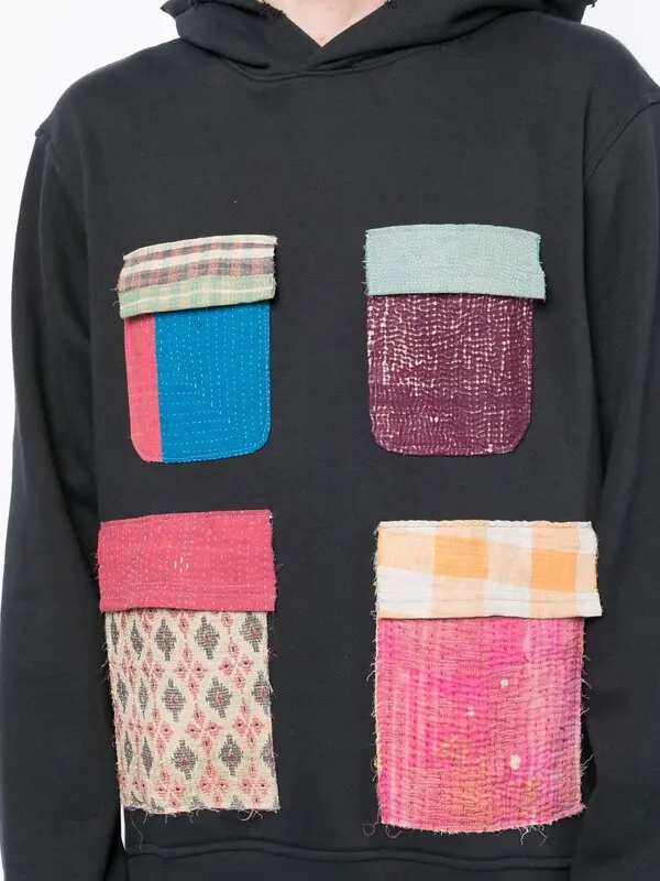 Alchemist Patchwork Cotton Hoodie