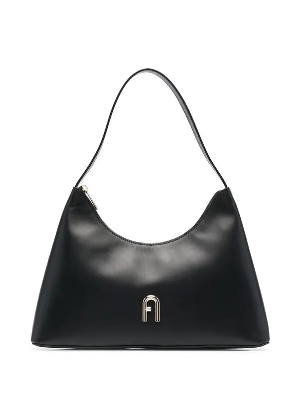 Furla Logo-plaque Leather Shoulder Bag