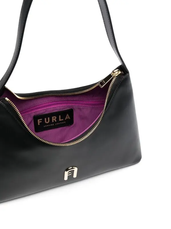 Furla Logo-plaque Leather Shoulder Bag