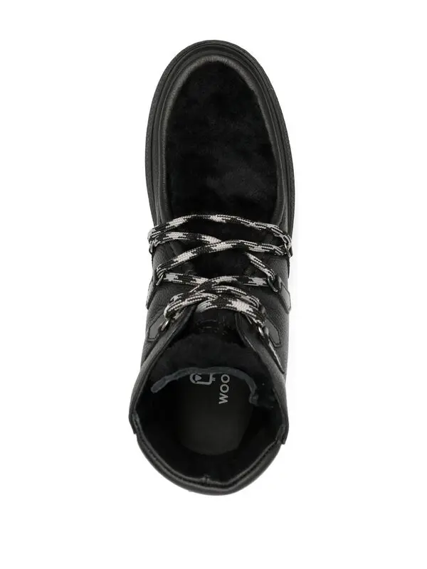 Woolrich Faux-fur Detail Platform Sneakers