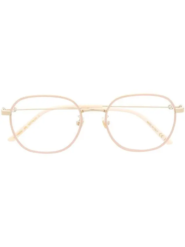 Gucci Square Interlocking G Logo Glasses