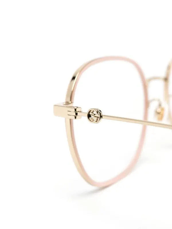 Gucci Square Interlocking G Logo Glasses