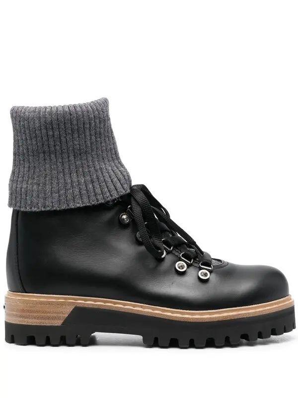 LE SILLA St. Moritz Ankle Boots - Black
