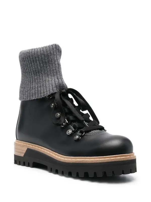 LE SILLA St. Moritz Ankle Boots - Black