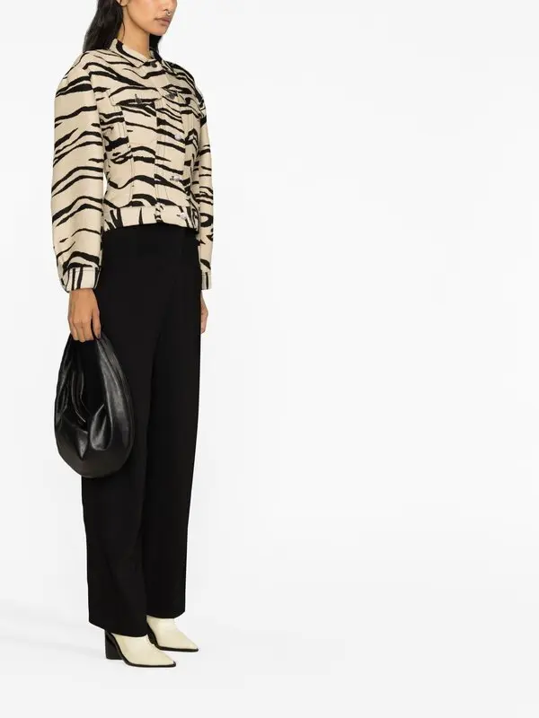 Stella McCartney Zebra-print Trucker Jacket