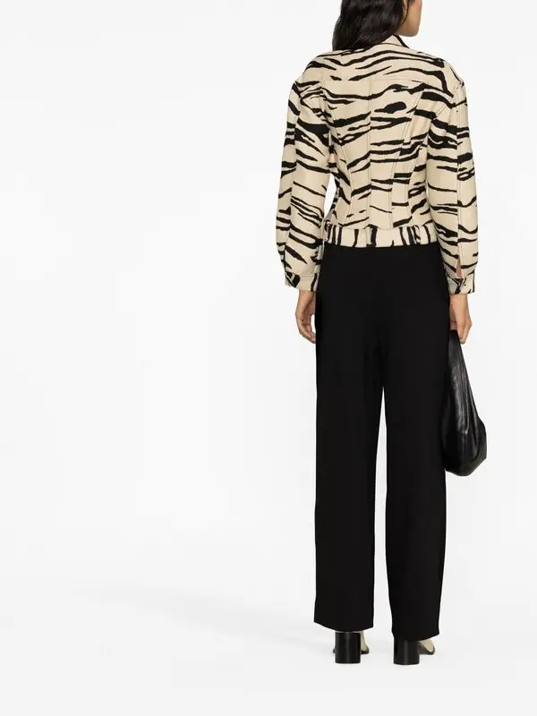 Stella McCartney Zebra-print Trucker Jacket