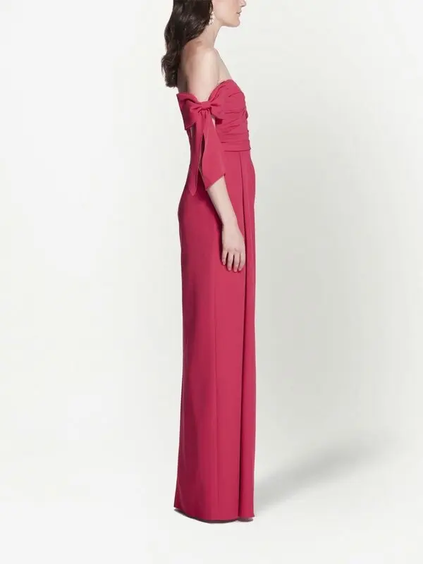 Marchesa Off-shoulder Gown