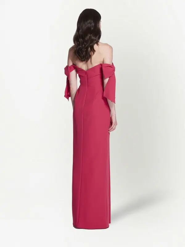 Marchesa Off-shoulder Gown