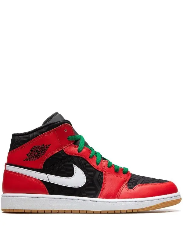 JORDAN Air 1 Mid Sneakers - Red
