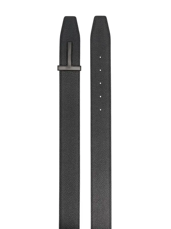 TOM FORD Logo-buckle Leather Belt