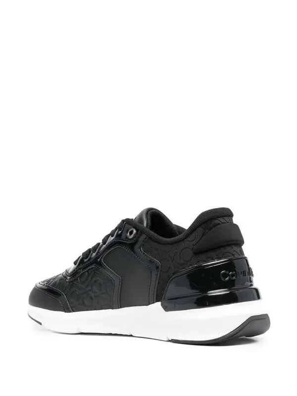 Calvin Klein Leather Monogram Sneakers