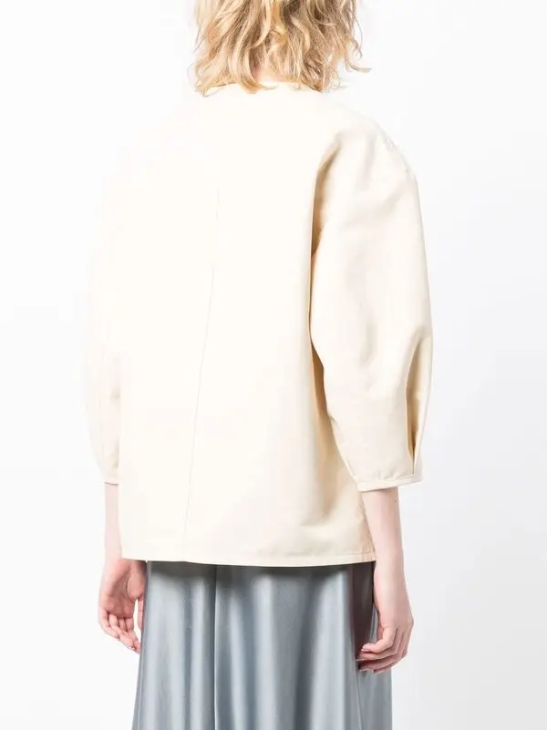 JIL SANDER Wrap V-neck Blouse