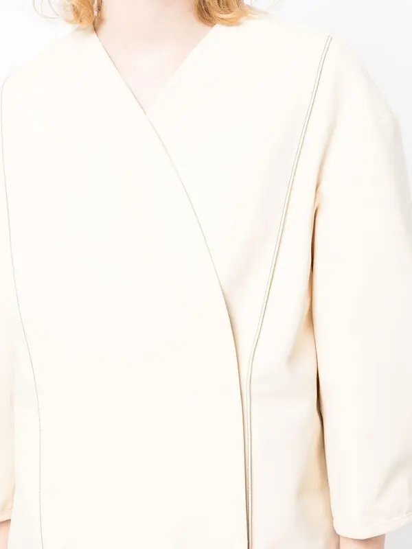 JIL SANDER Wrap V-neck Blouse