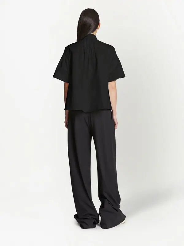 Proenza Schouler Pintuck-detail Blouse - Black