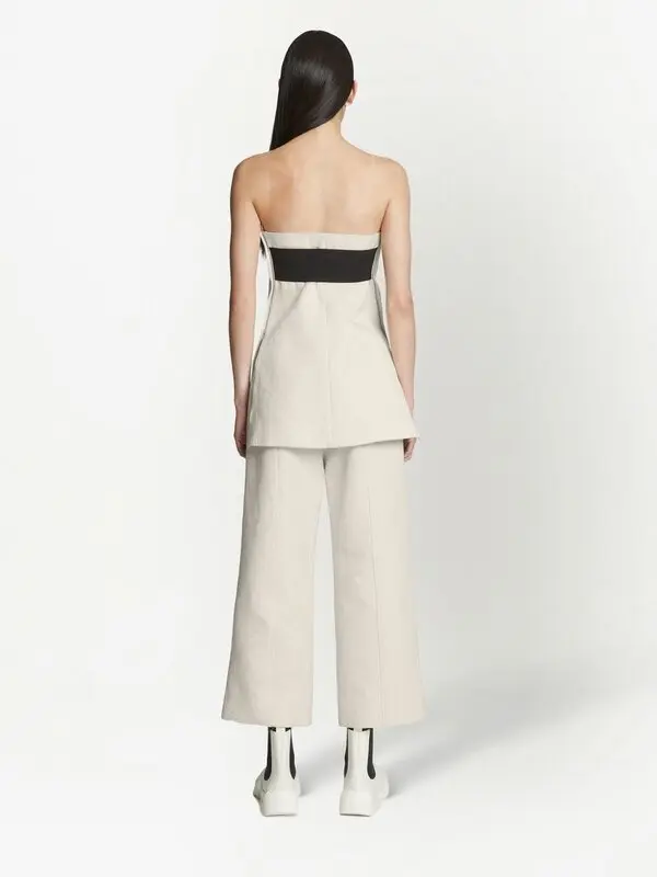Proenza Schouler Patterned Jacquard Bustier Top