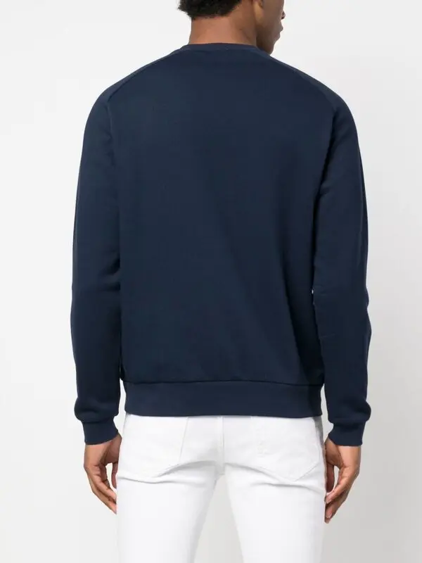 EA7 Logo Print Long Sleeve Sweatshirt
