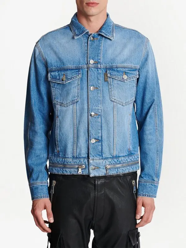 Balmain Zip-detail Denim Jacket