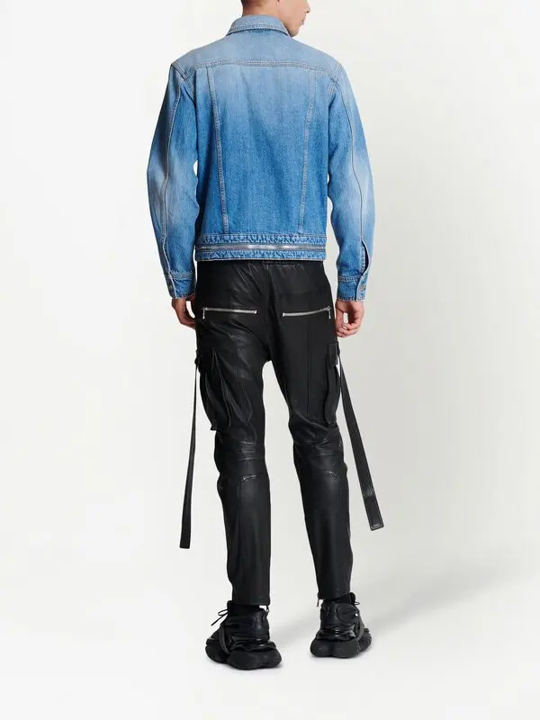 Balmain Zip-detail Denim Jacket
