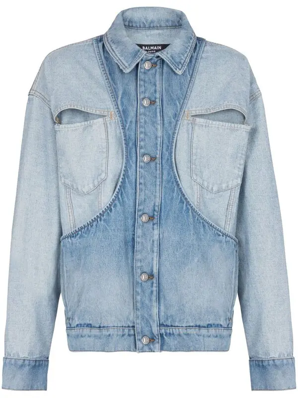 Balmain Panelled Denim Jacket