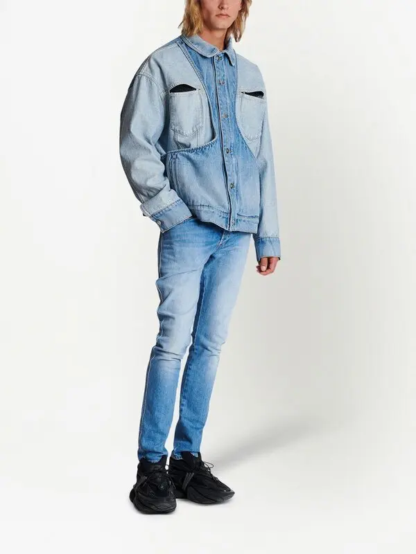 Balmain Panelled Denim Jacket