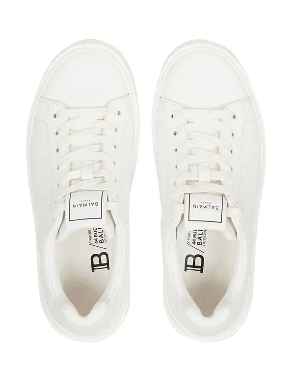 Balmain B-court Low-top Sneakers - White