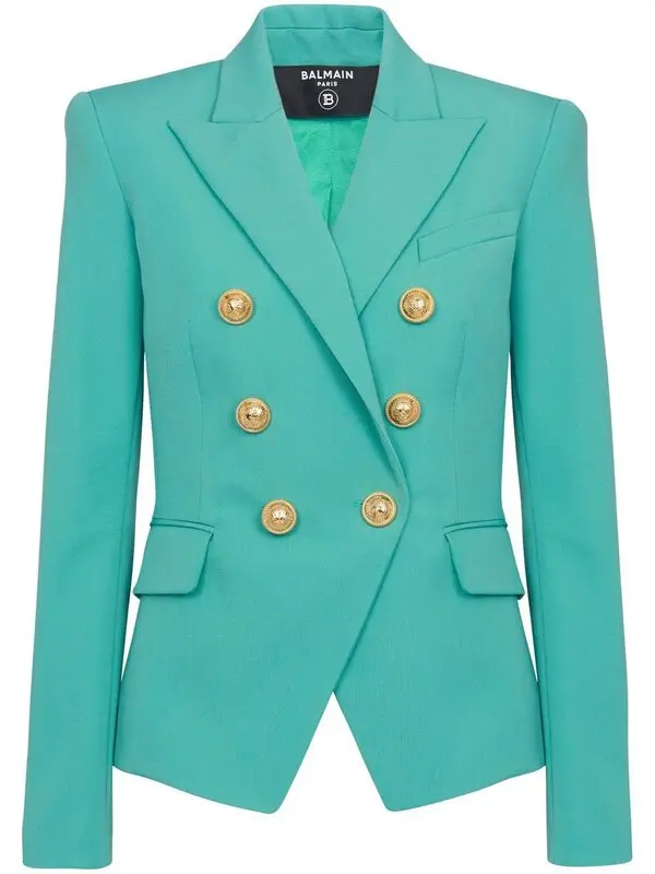 Balmain Peak-lapels Double-breasted Blazer