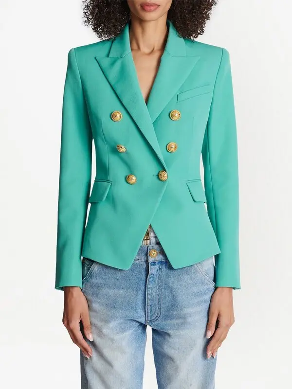 Balmain Peak-lapels Double-breasted Blazer