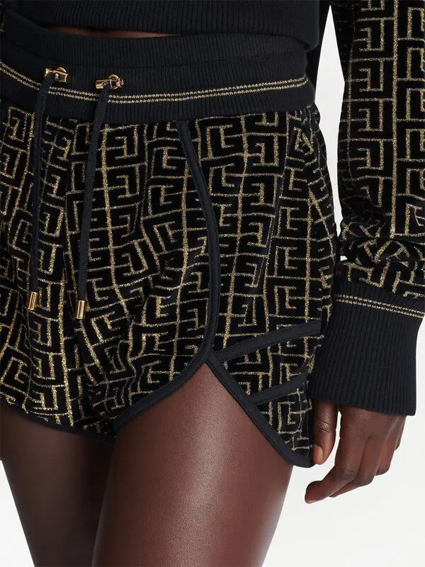 Balmain Monogram Running Shorts