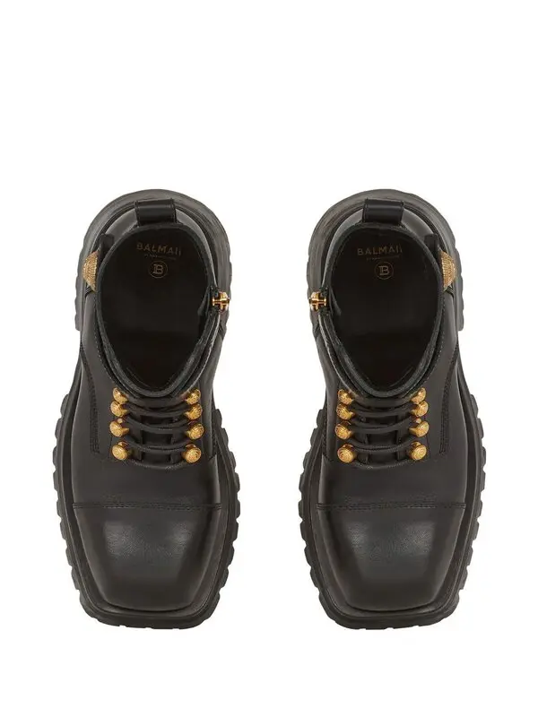 Balmain Ranger Ankle Boots - Black