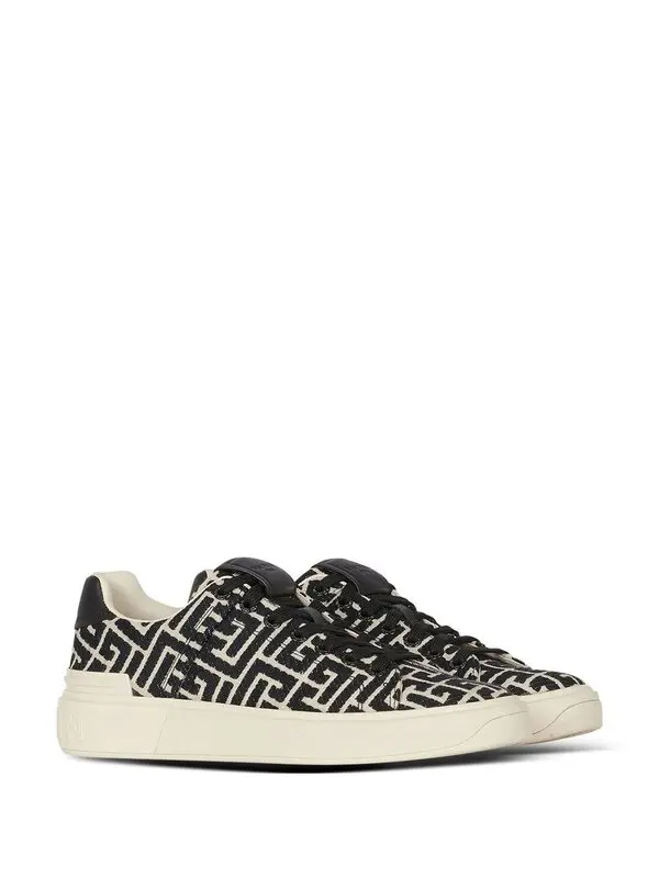 Balmain B-court Monogram Sneakers