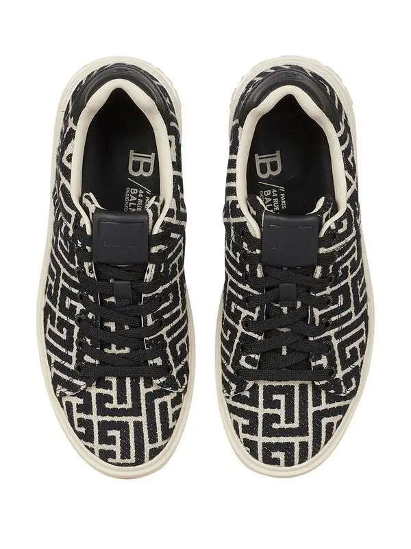 Balmain B-court Monogram Sneakers
