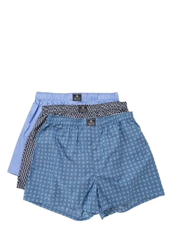 Polo Ralph Lauren Printed Three Pack Boxers - Blue