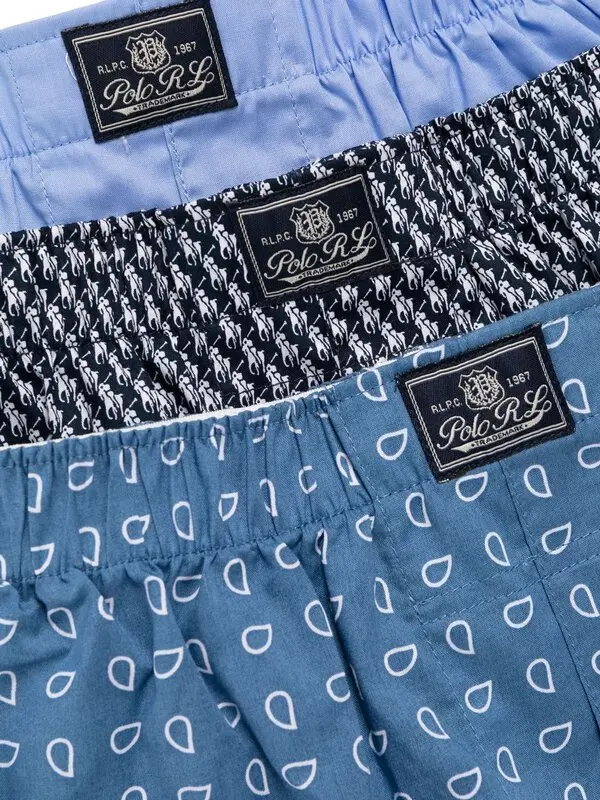 Polo Ralph Lauren Printed Three Pack Boxers
