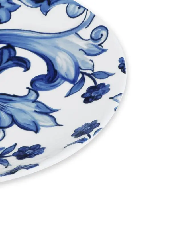 Dolce & Gabbana Porcelain Dessert Plates - Blue