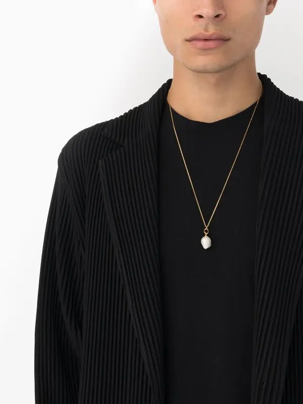MARIA BLACK Twister Pearl Necklace - Gold
