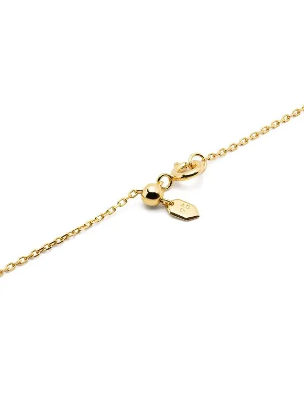 MARIA BLACK Twister Pearl Necklace - Gold