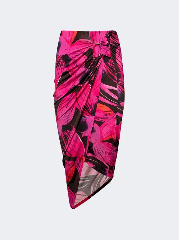 LOUISA BALLOU Coastline Long Skirt - Pink