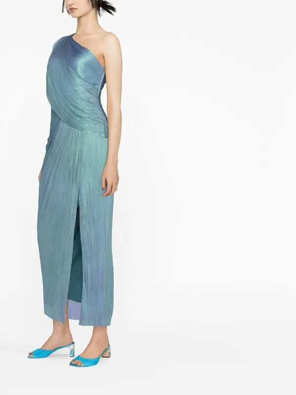 MARIA LUCIA HOHAN Haven Pleated One-shoulder Dress