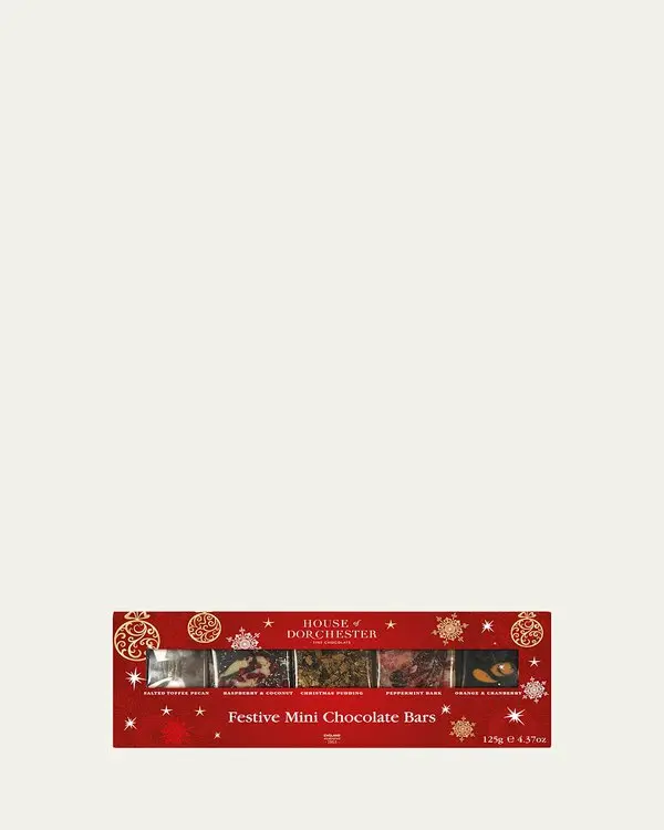 HOUSE OF DORCHESTER Festive Mini Chocolate Bars