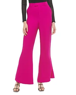 Dkny High Rise Flare Leg Pants