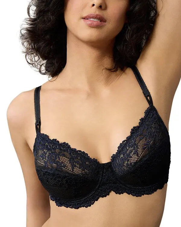 Wacoal Embrace Lace Underwire Bra - Black/night