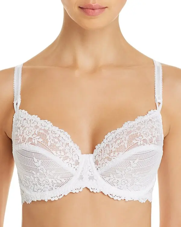 Wacoal Embrace Lace Underwire Bra - Delicious White