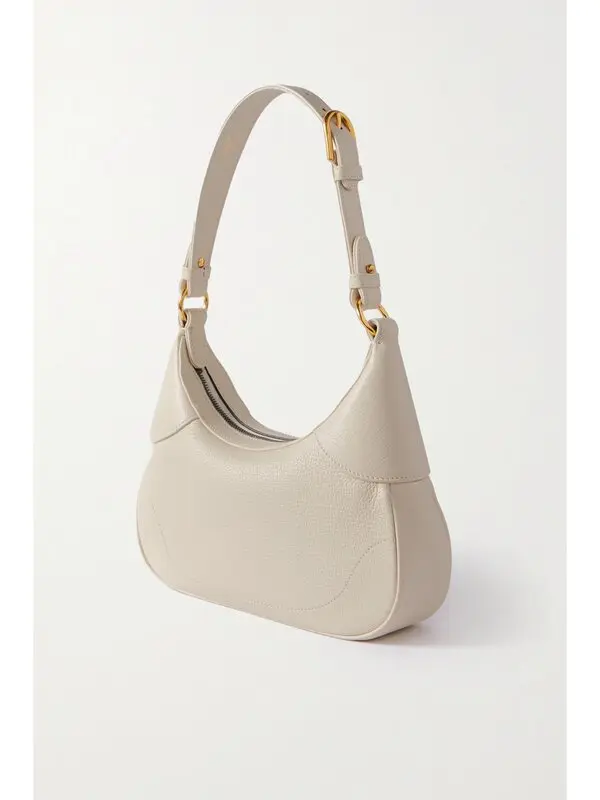 Gucci Aphrodite Chain-embellished Textured-leather Shoulder Bag