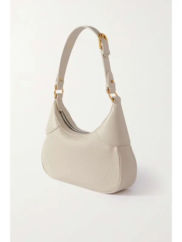 Gucci Aphrodite Chain-embellished Textured-leather Shoulder Bag