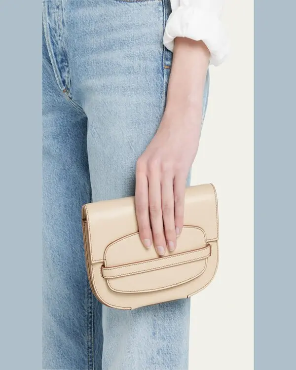 Savette Sport Convertible Leather Crossbody Bag