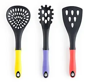 MEGACHEF 7 Piece Nylon Kitchen Utensil Set In A Ssorted Colors
