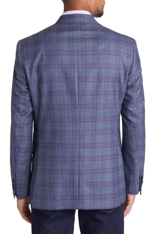 Ted Baker London Jay Slim Fit Plaid Wool Sport Coat