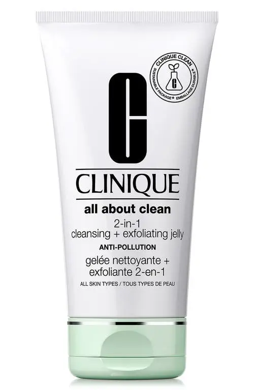 CLINIQUE All About Clean™ 2-in-1 Face Cleansing + Exfoliating Jelly - No Color